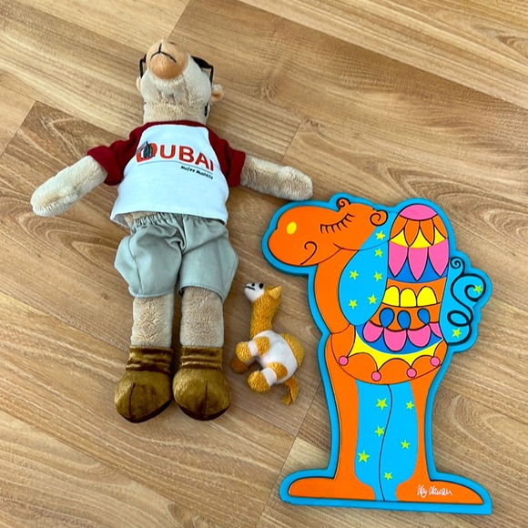 Vintage | Toys | Wood Camel Puzzle And A Dubai Camel Bundle | Poshmark